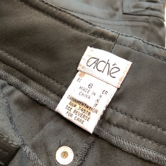 Cache | Pants & Jumpsuits | Cach Grunge 9s Style Black Cargo Pant ...